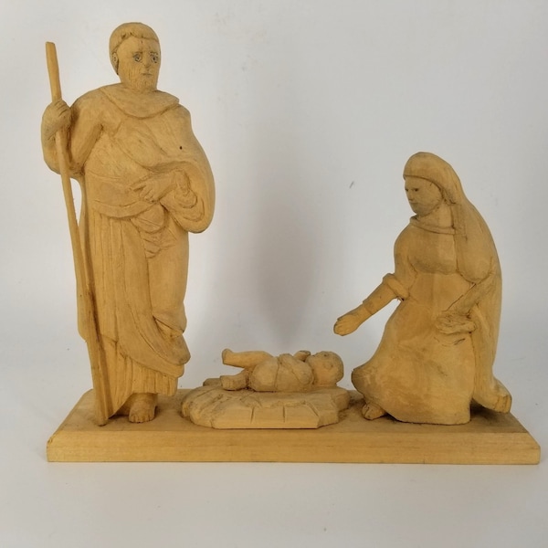 Carved Nativity - Etsy