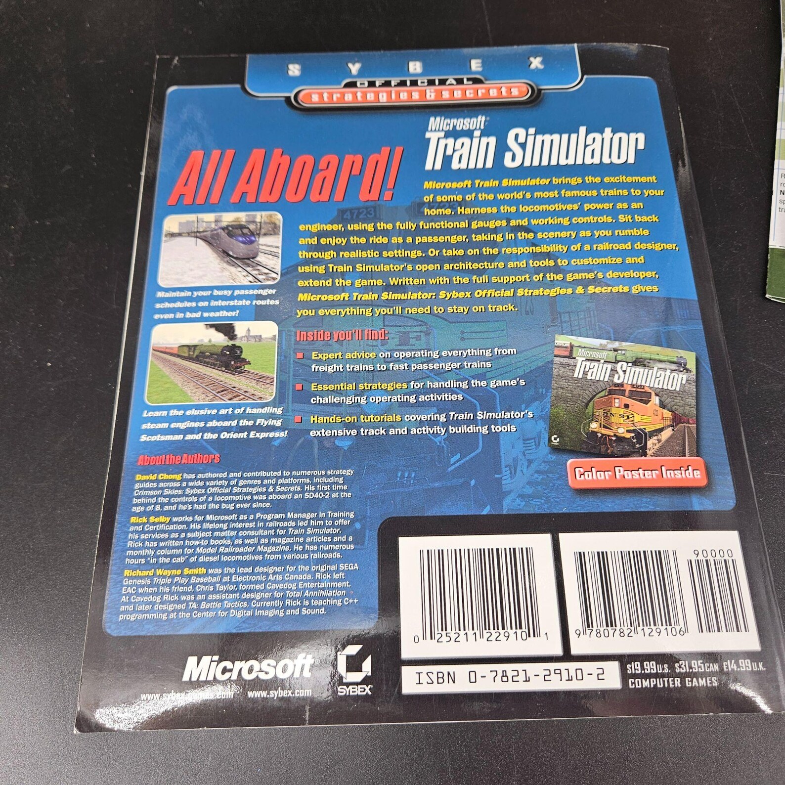 Microsoft Train Simulator 2001 PC CD Pilot Handbook Windows Locomotive ...