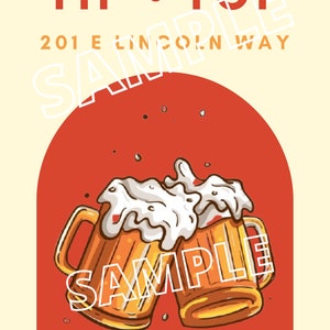 Retro Iowa State Bar Posters Set of 6, DIGITAL DOWNLOAD, Colorful ...