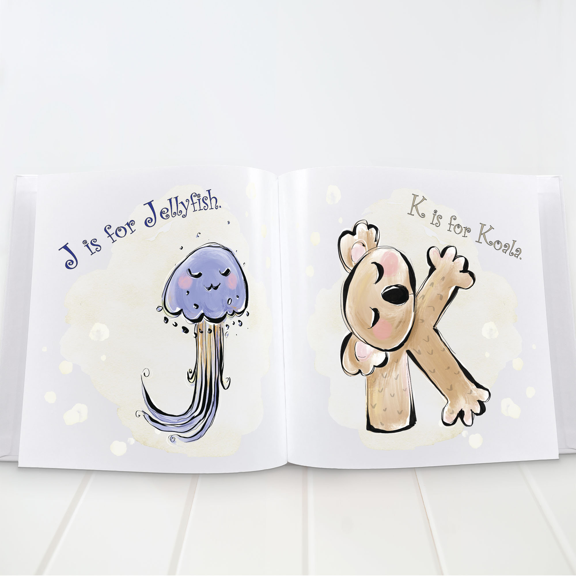 Personalized Alphabet Book for Girls and Boys Custom Education Gift for ...