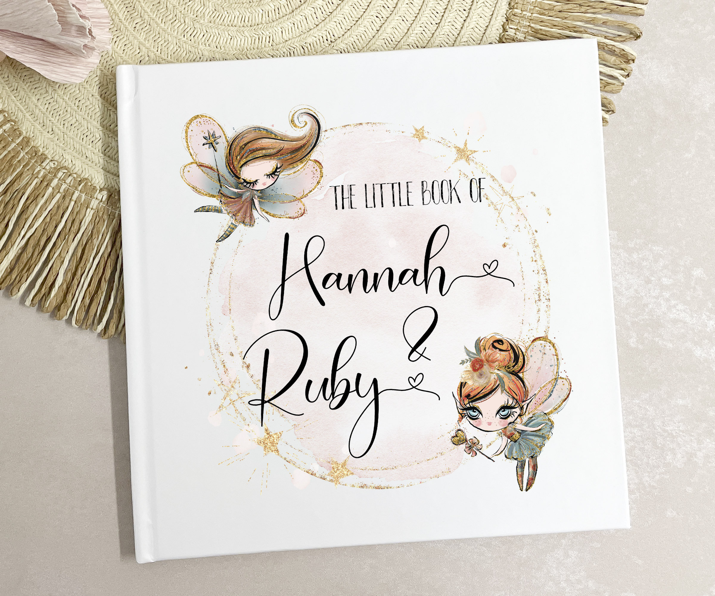 Personalized Baby Sisters Gift Custom Name Book Gifts for Girls Nursery ...