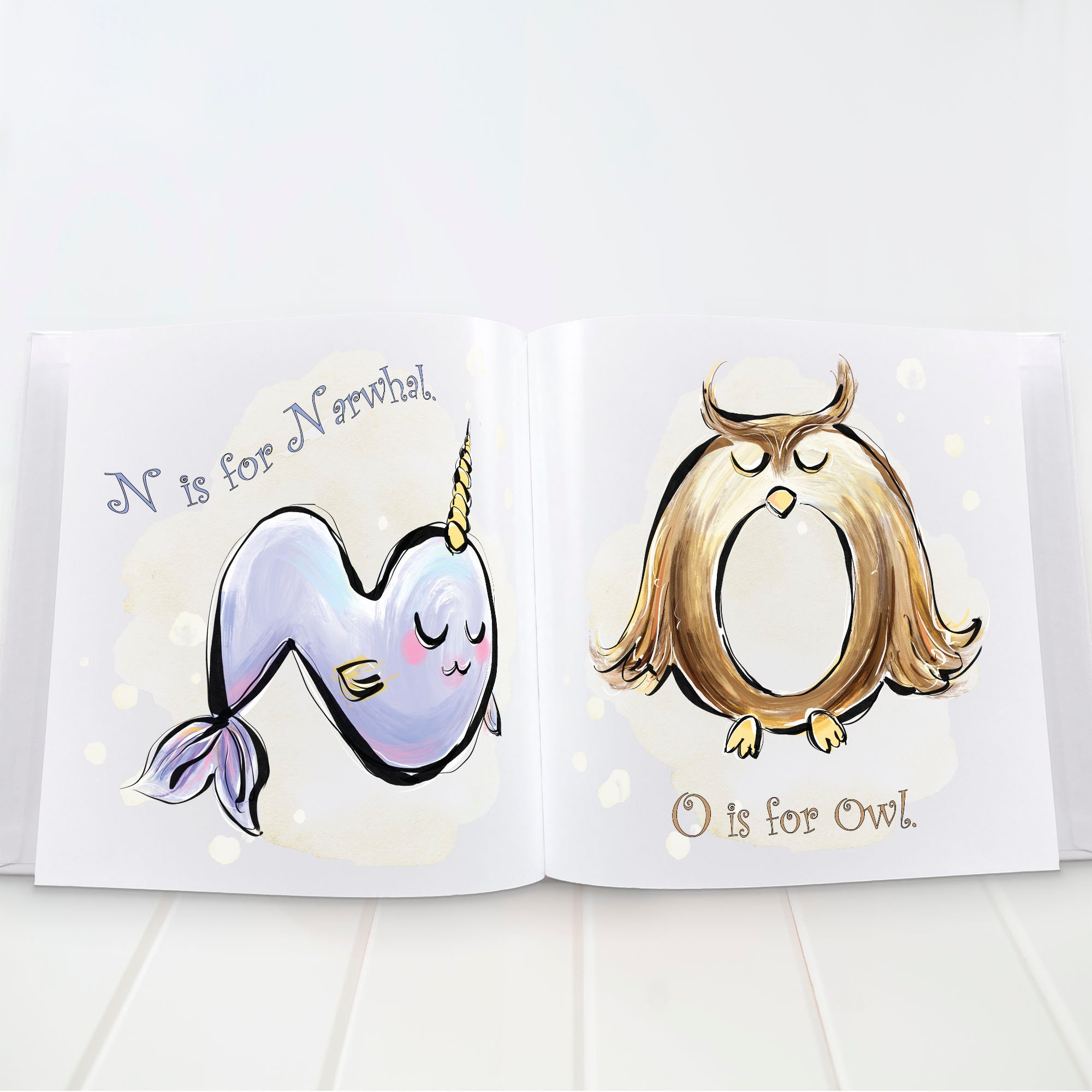 Personalized Alphabet Book for Girls and Boys Custom Education Gift for ...