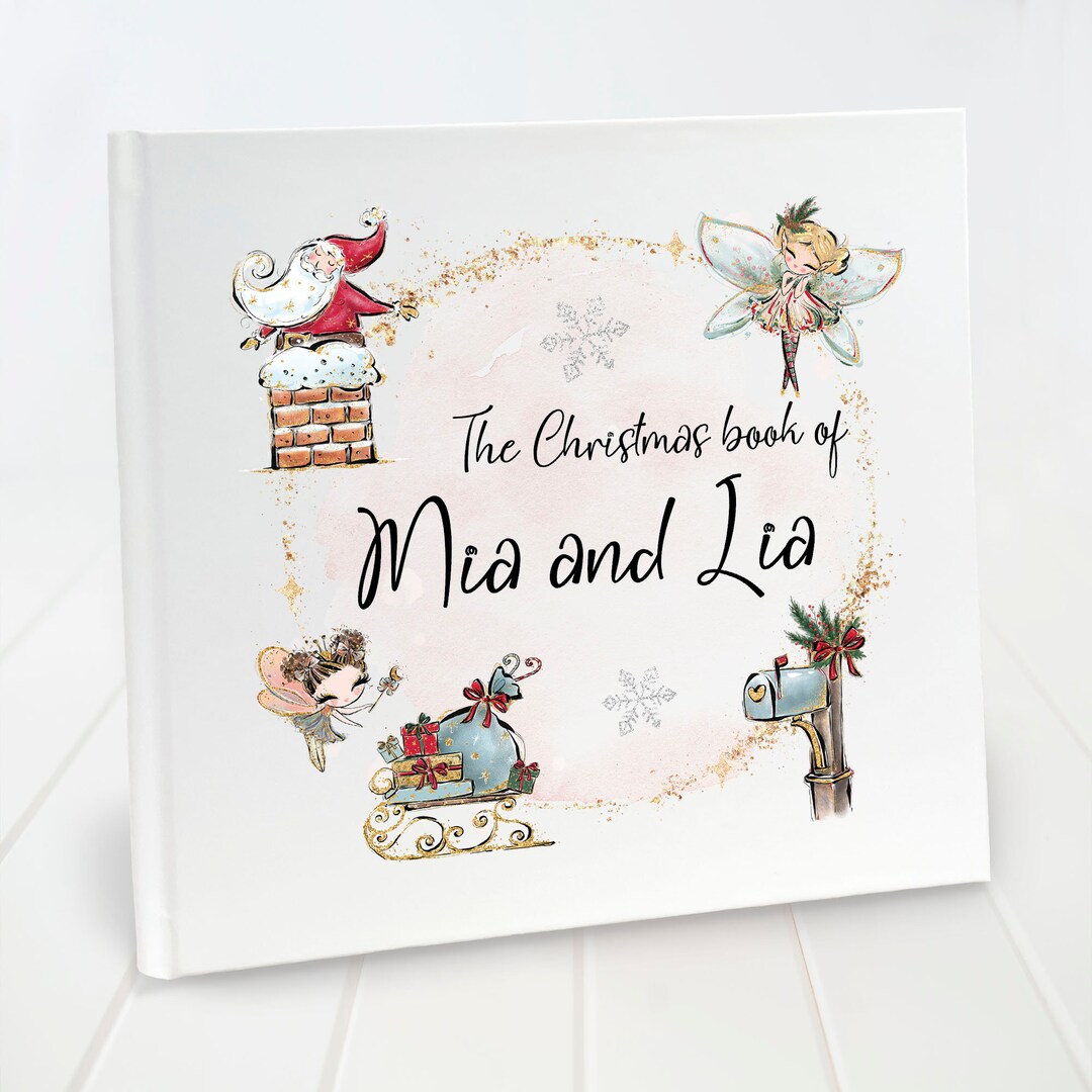 Personalised Christmas Eve Book for Girl Sisters Custom Xmas Childrens ...