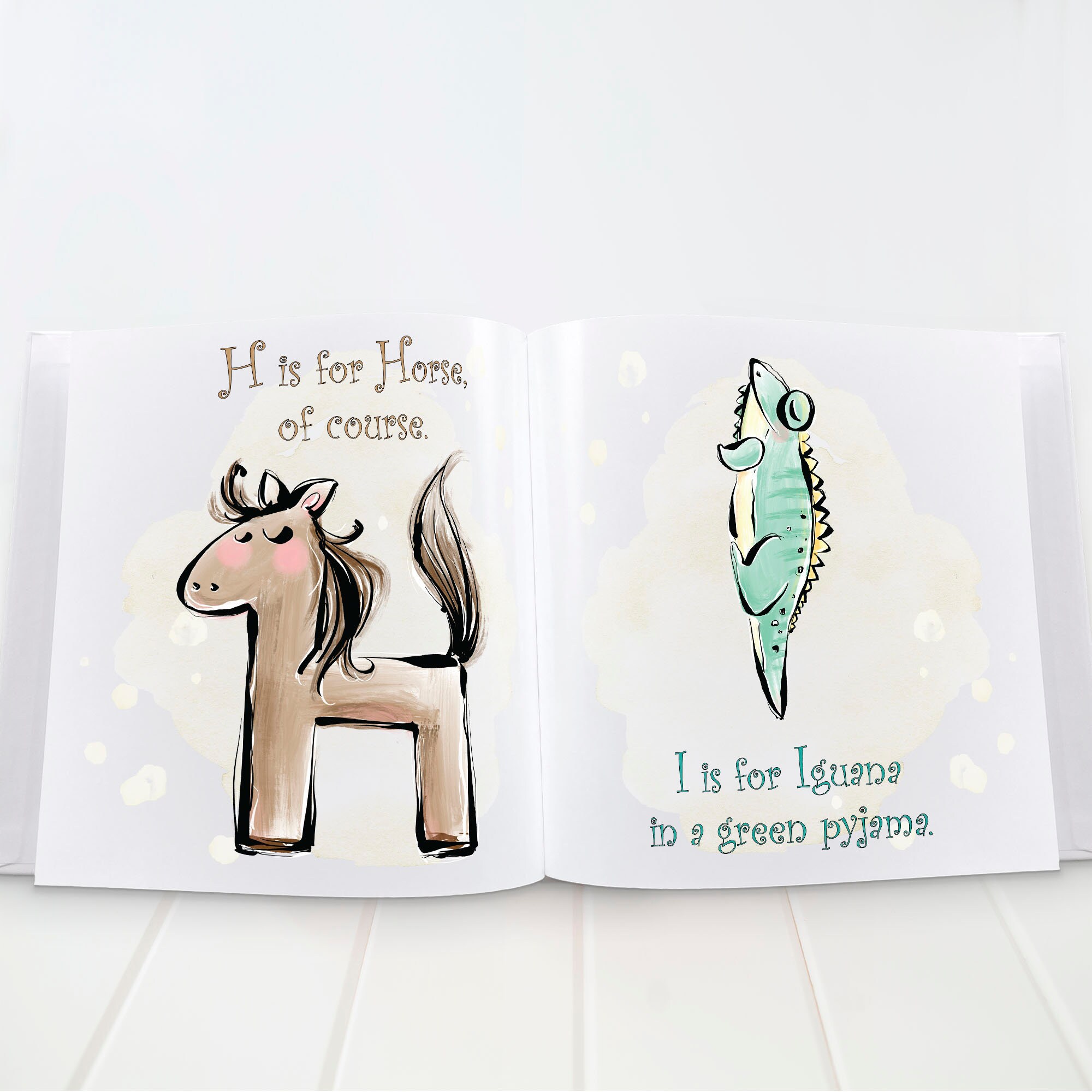 Personalized Alphabet Book for Girls and Boys Custom Education Gift for ...