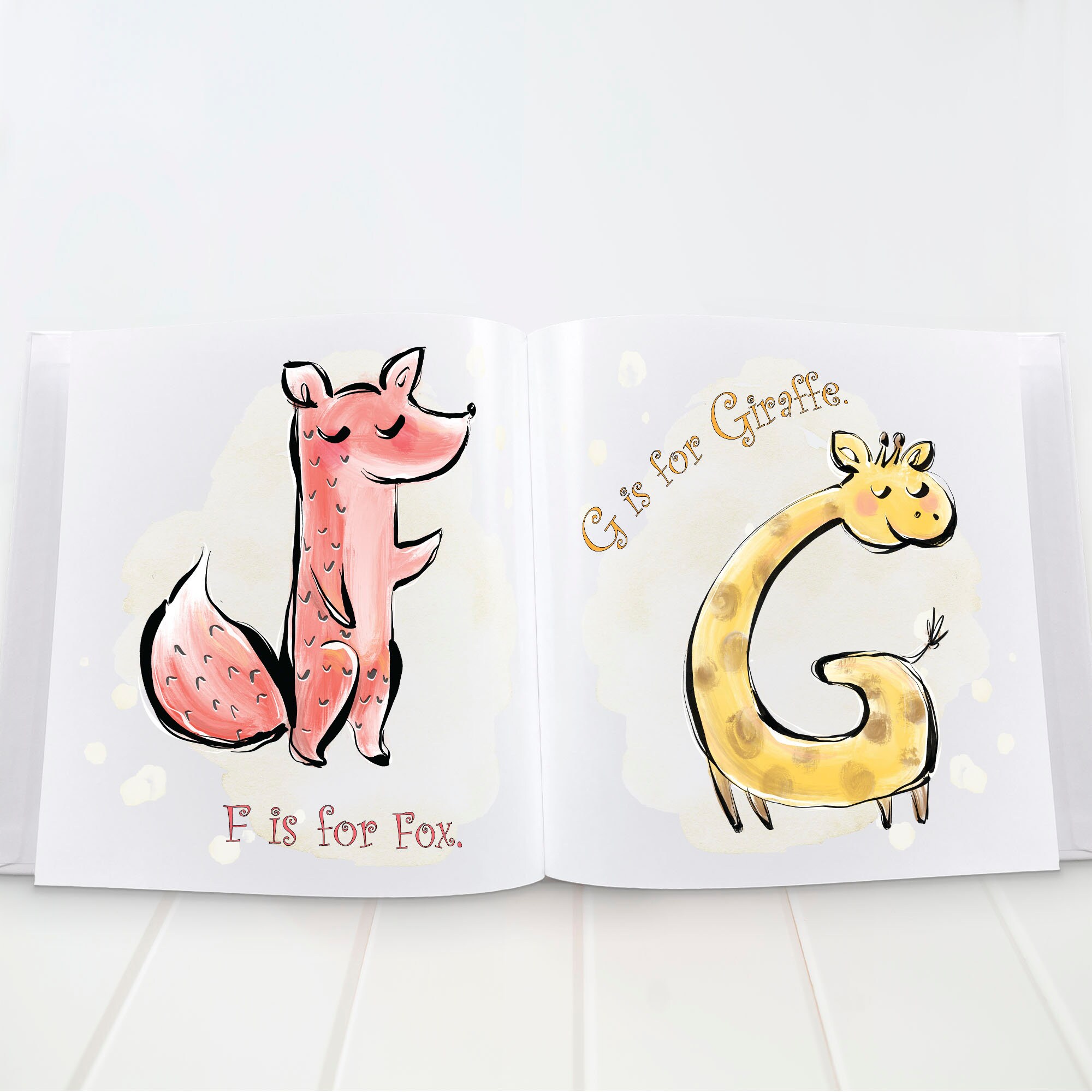 Personalized Alphabet Book for Girls and Boys Custom Education Gift for ...