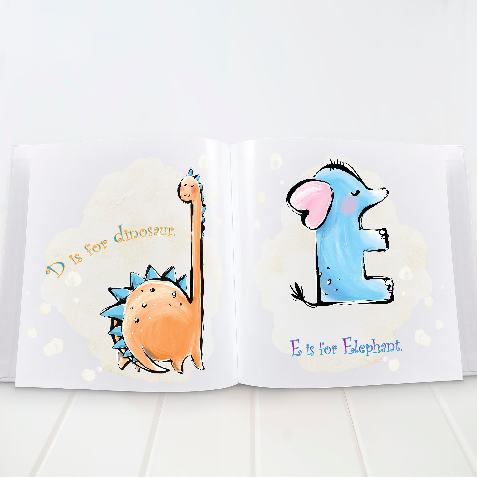 Personalized Alphabet Book for Girls and Boys Custom Education Gift for ...