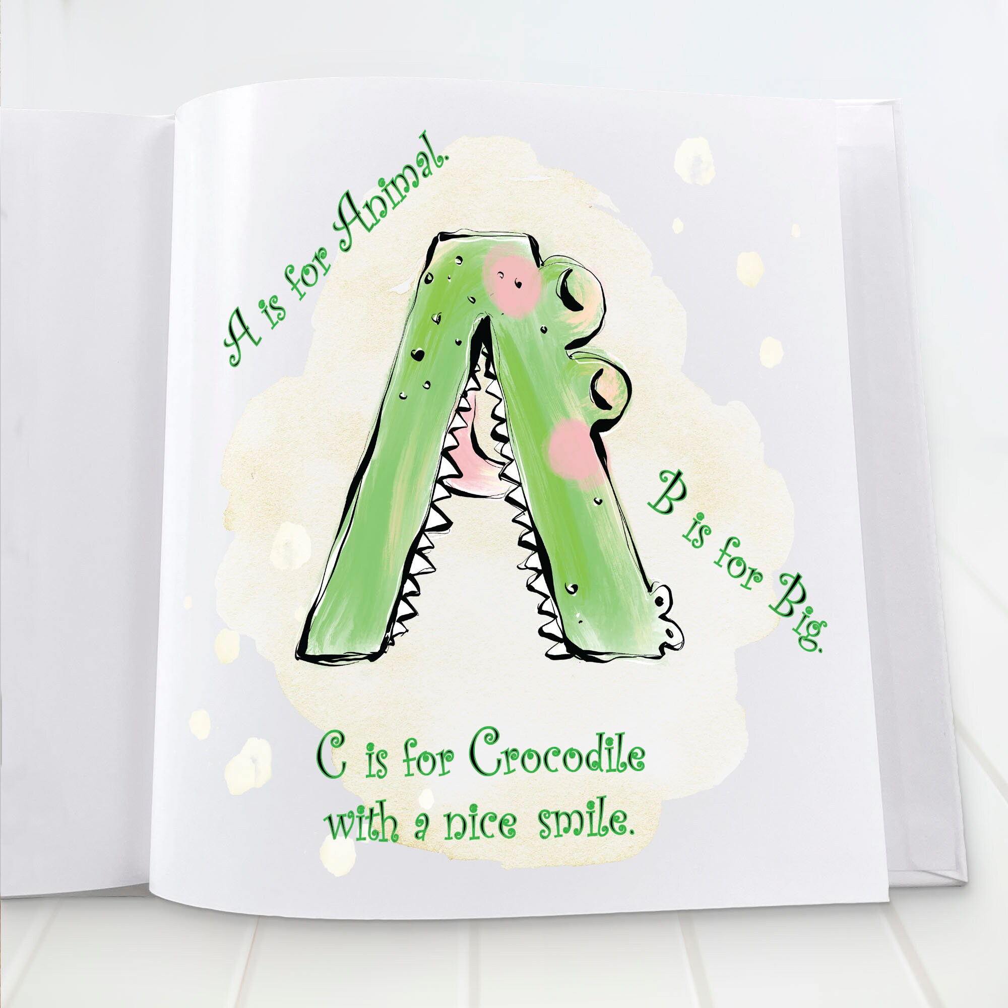 Personalized Alphabet Book for Girls and Boys Custom Education Gift for ...