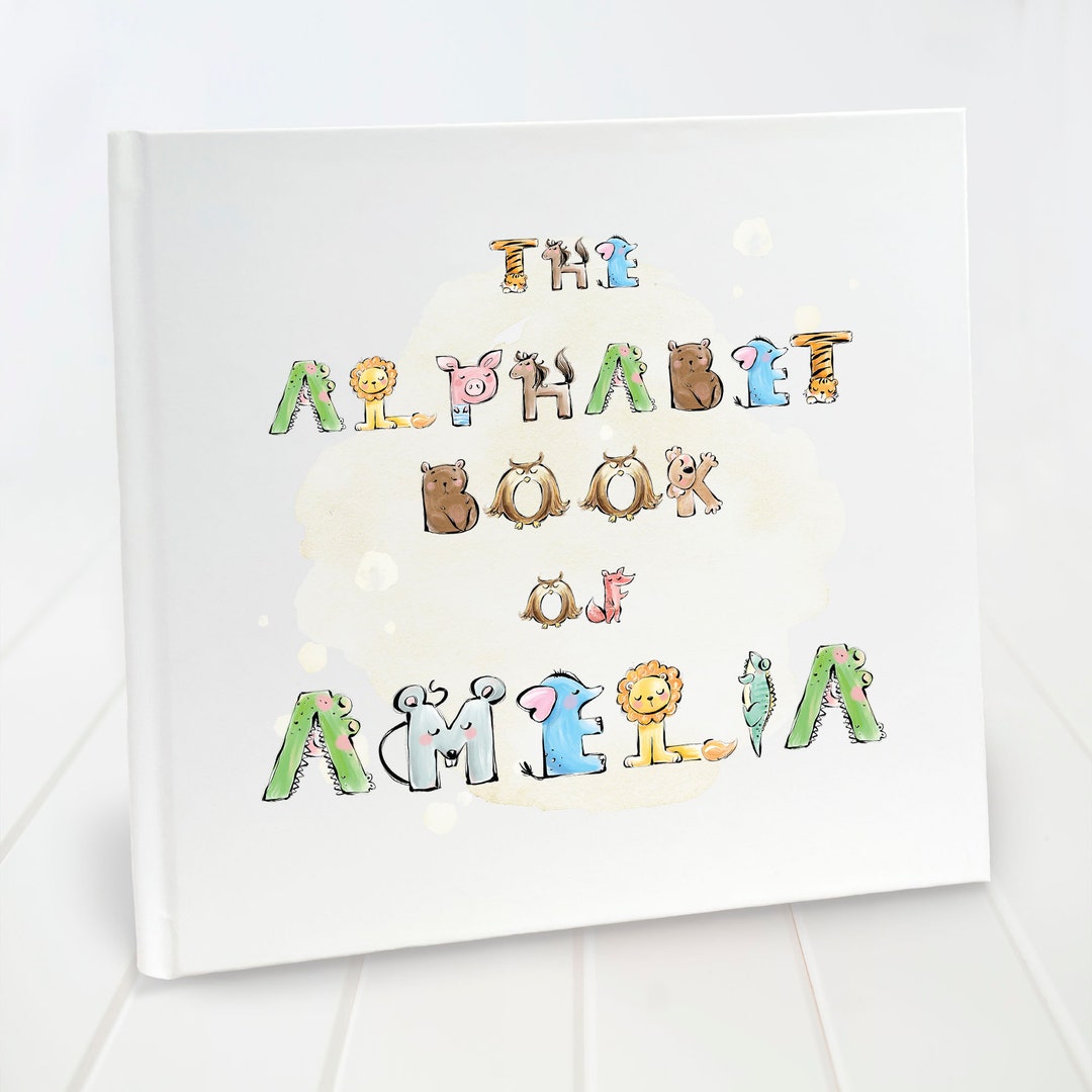 Personalized Alphabet Book for Girls and Boys Custom Education Gift for ...