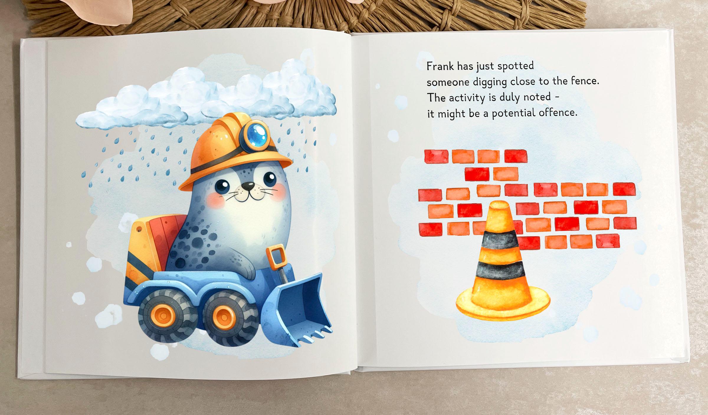 Personalized Gift for Boys Digger Book for Kids Excavator Gifts ...