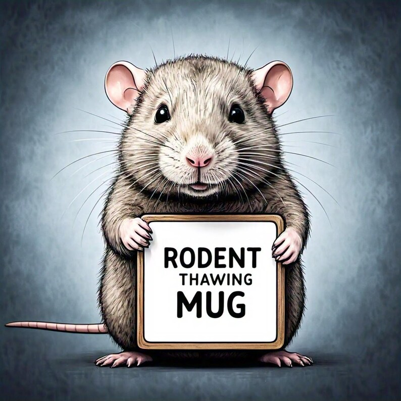 Rodent Thawing Mug Jpeg - Etsy