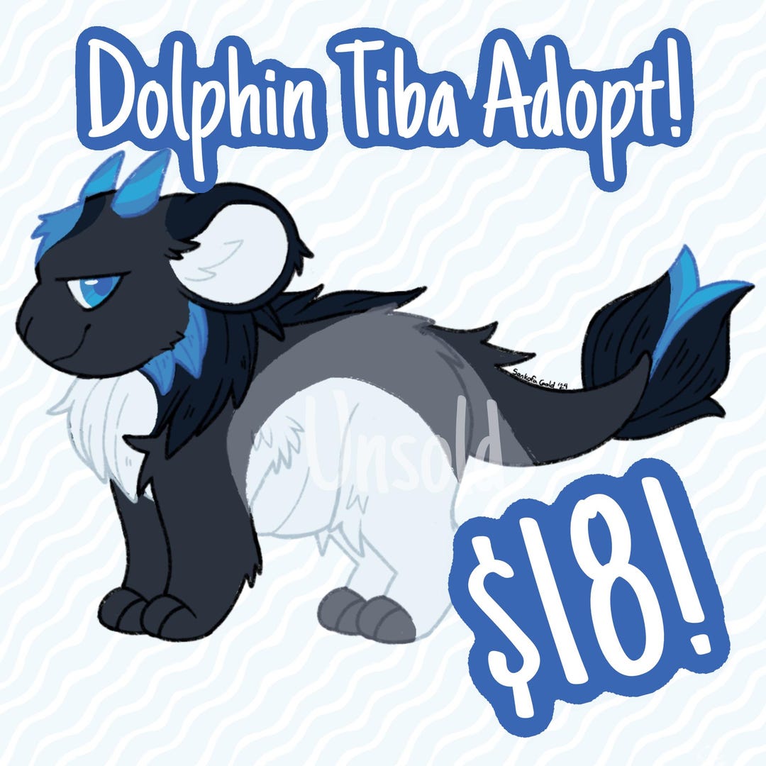 Dolphin Kabo Tiba Furry Character Adopt - Etsy