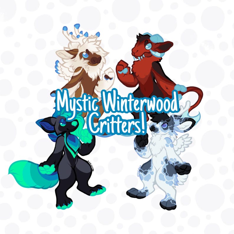 Mystic Winterwood Critters Furry Character Adopts - Etsy