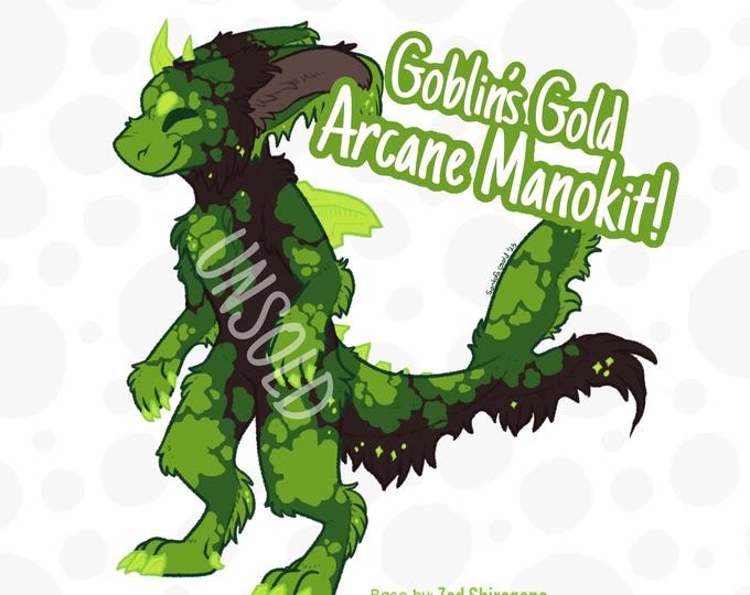 Goblin’s Gold Arcane Manokit Furry Character Adopt - Etsy