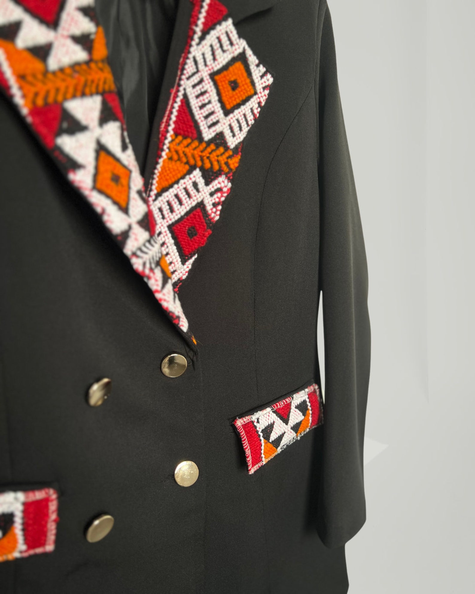 Moroccan Jacket With Wool , Peruvian Women Jacket, Handmade Clothing ...