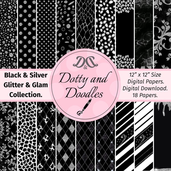 Damask Digital Papers - Etsy