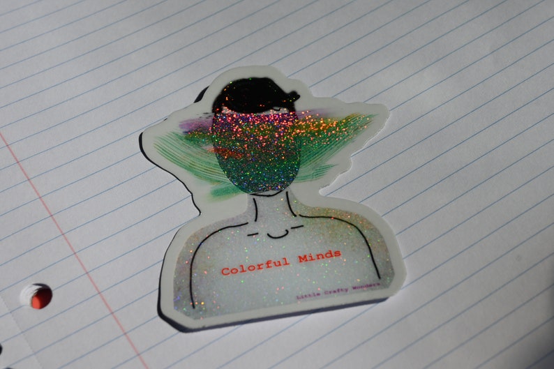 Colorful Minds Sticker ADHD Awareness - Etsy