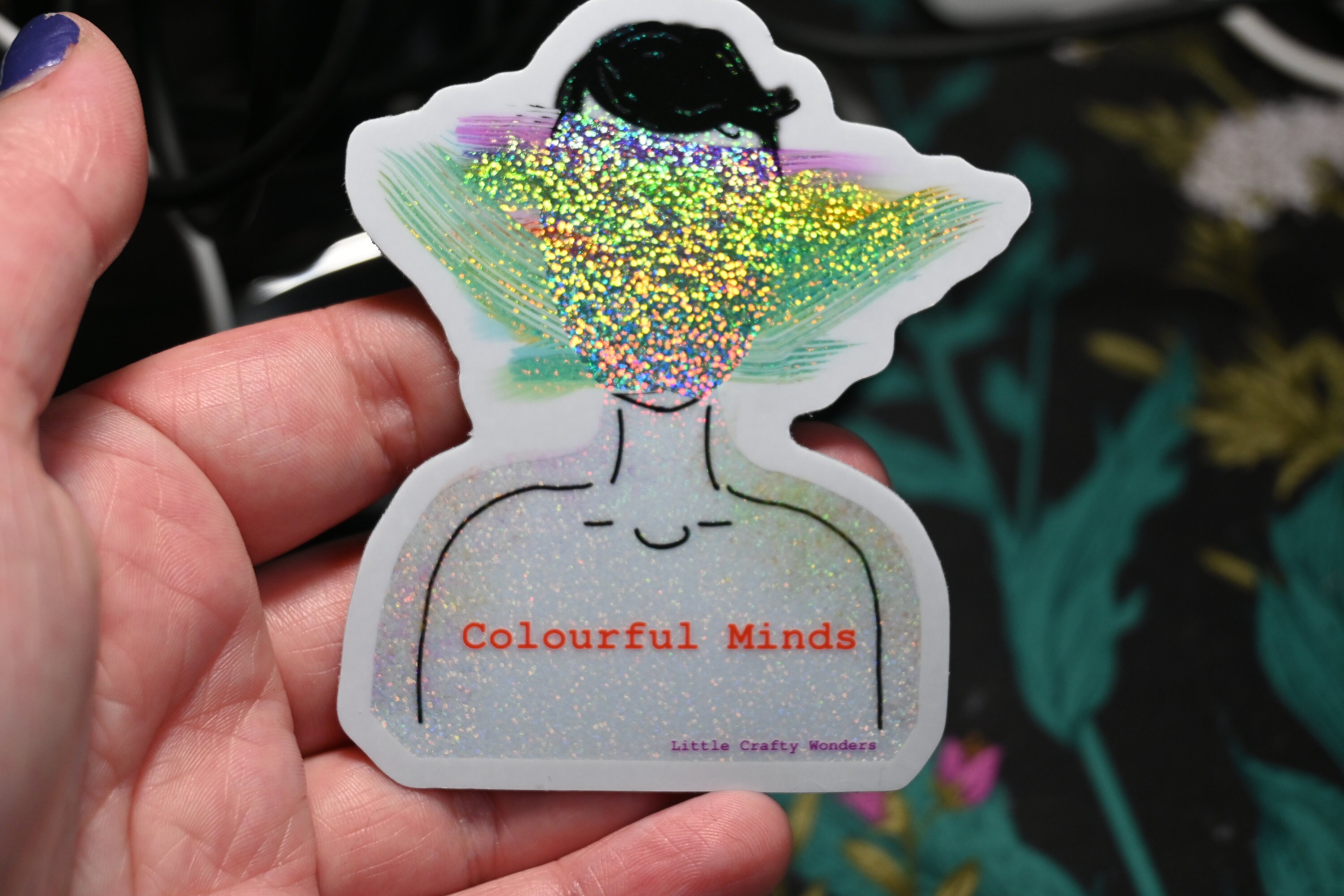 Colourful Minds Sticker, ADHD Sticker, ADHD, Neurodivergent, Neurospicy ...