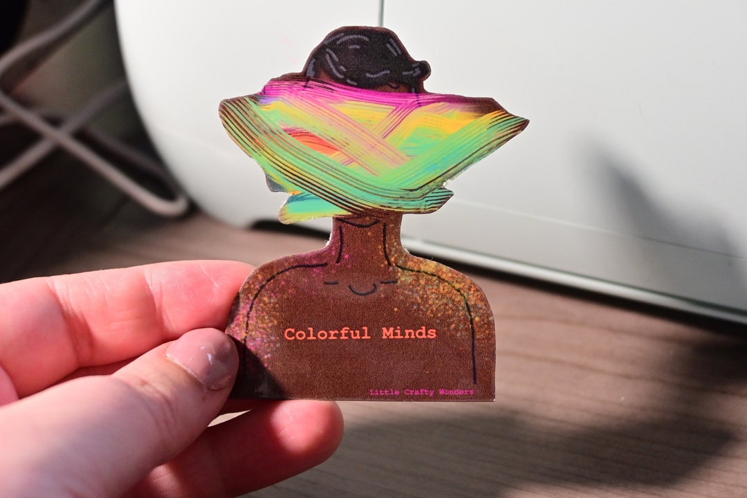 Colorful Minds Sticker, ADHD Awareness Sticker, Non-holographic - Etsy