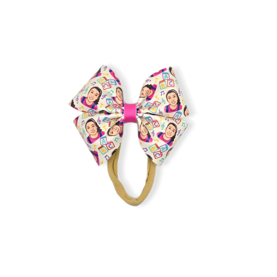 Ms. Rachel Hair Bow, Ms. Rachel Bow on Nylon Headband, Ms. Rachel Hair ...