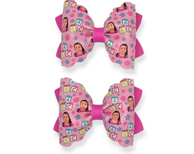 Ms. Rachel Hair Bow, Ms. Rachel Bow, Ms. Rachel Pigtail Bows, Ms ...