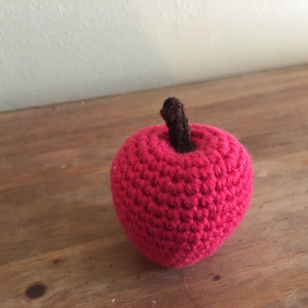 Crochet Apple - Etsy