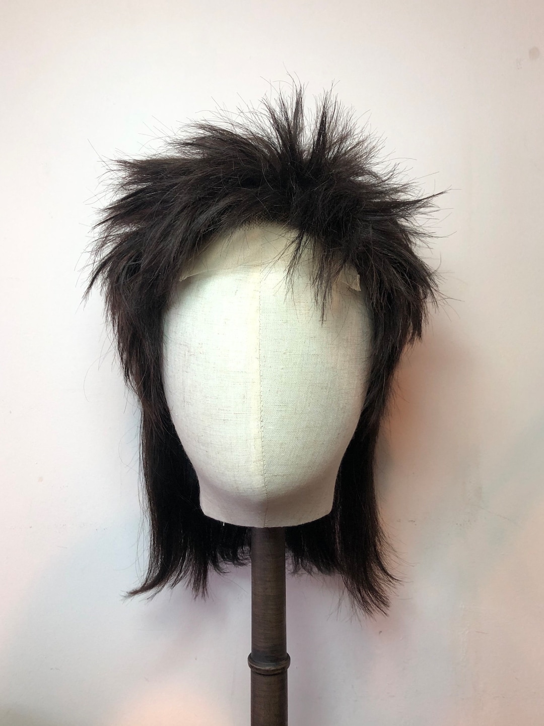 80s Mullet Punk Style Lace Front Human Hair Wig - Etsy