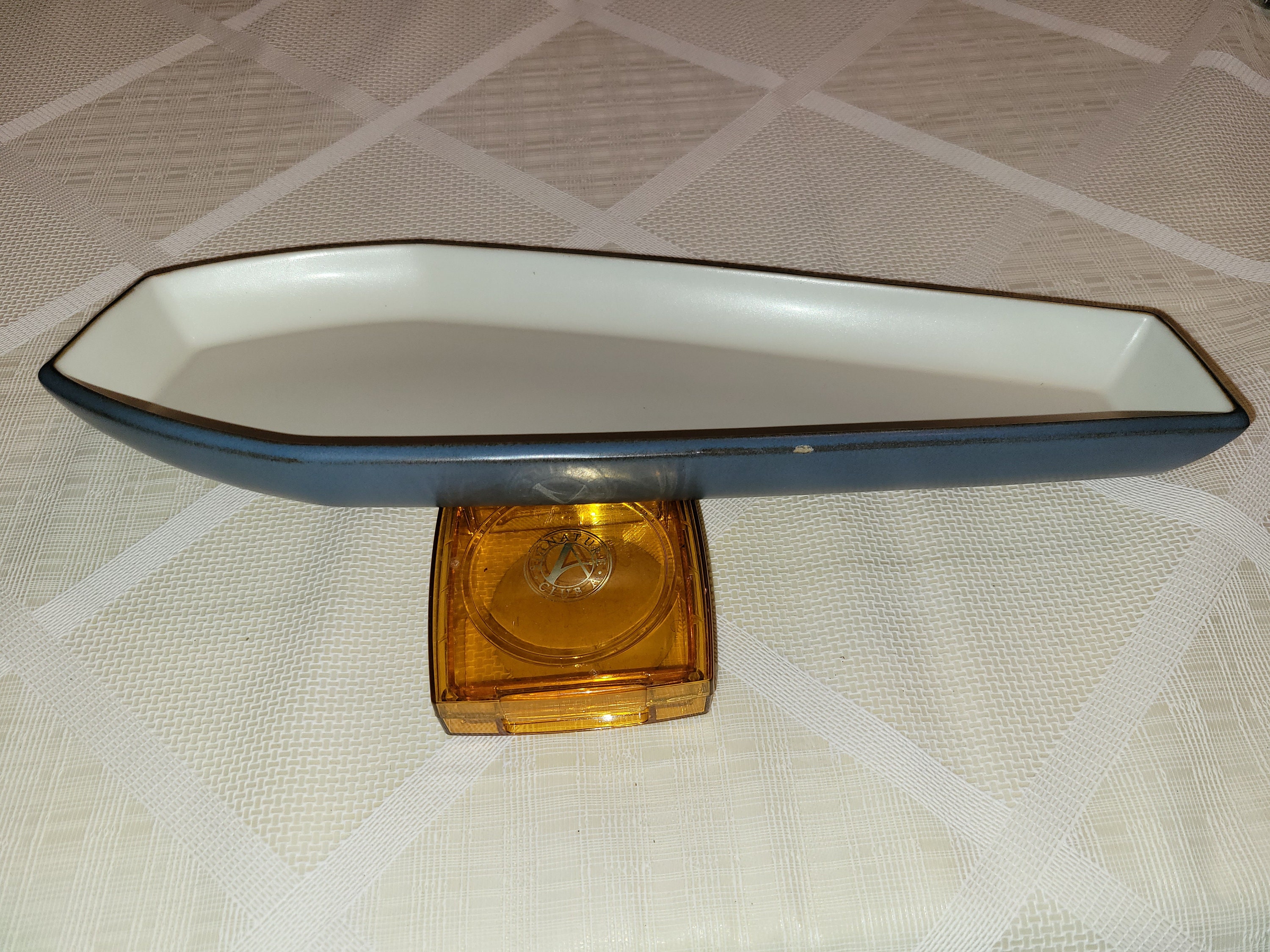 Vintage Denby echo Blue Appetizer/celery/hors D'oeuvres Tray - Etsy