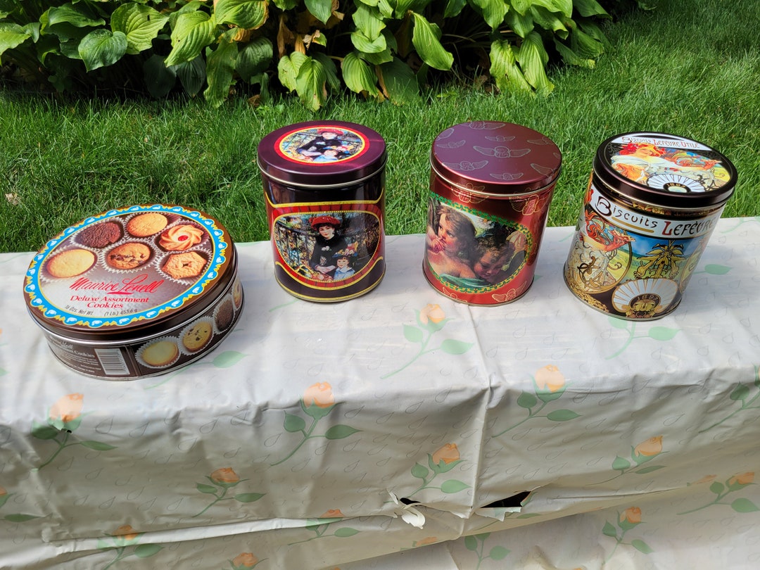 Maurice Lenell Cookie Tins (group of 4) - Etsy