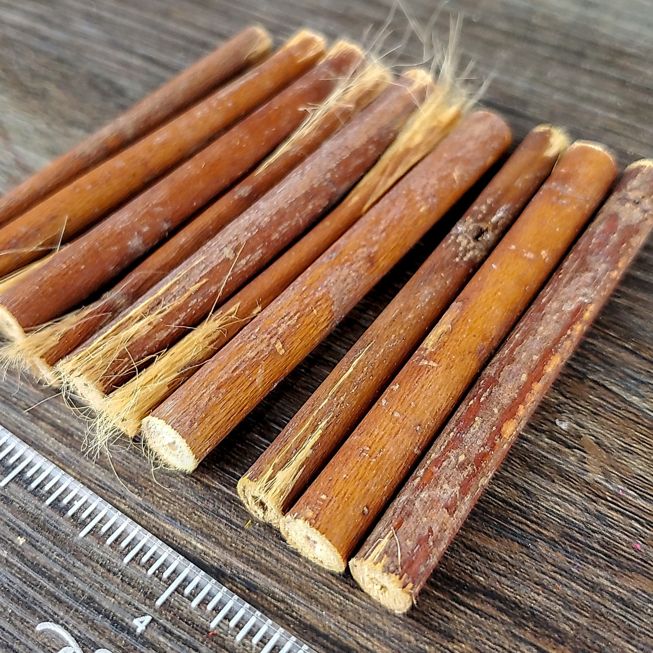 Natural Jute Sticks With Bark 10 Pack Safe Chews for - Etsy