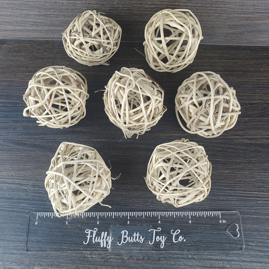 Natural Willow Balls - Safe Chew Toy for Small Animals - Etsy