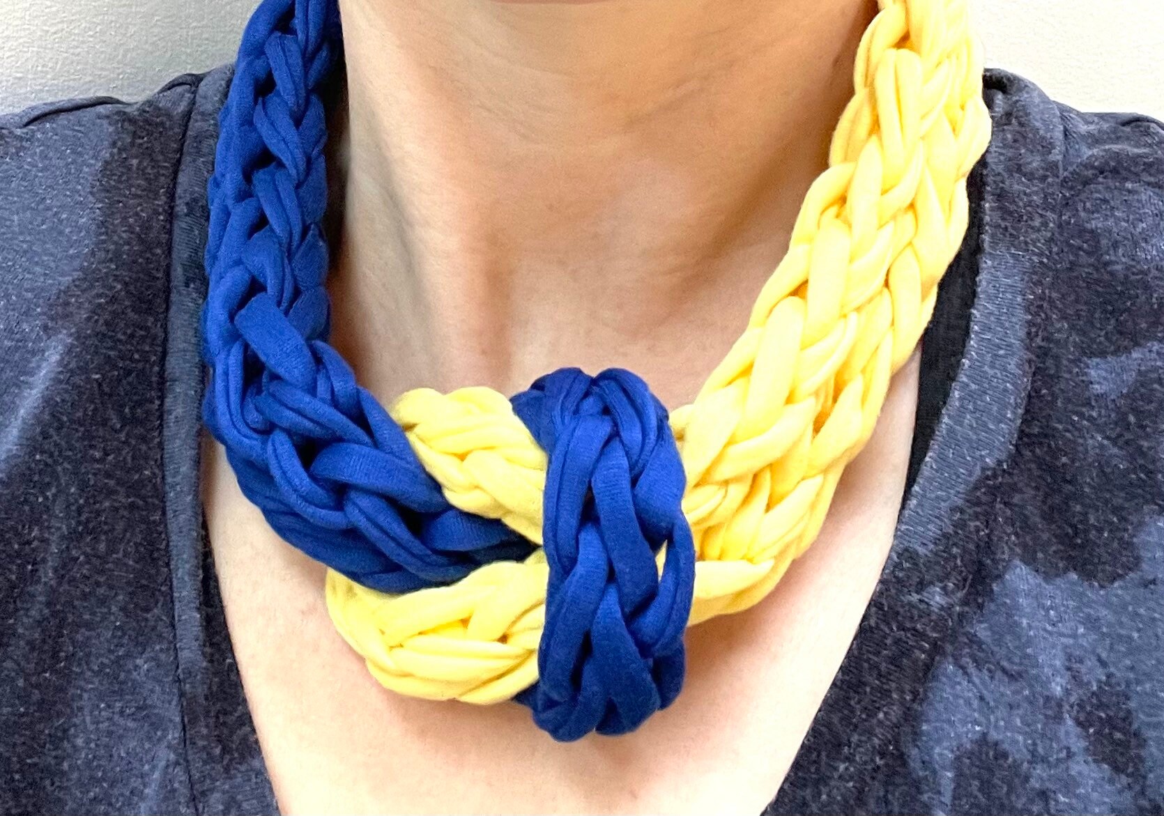 Support Ukraine Necklace, Stand With Ukraine Jewelry, Statement ...