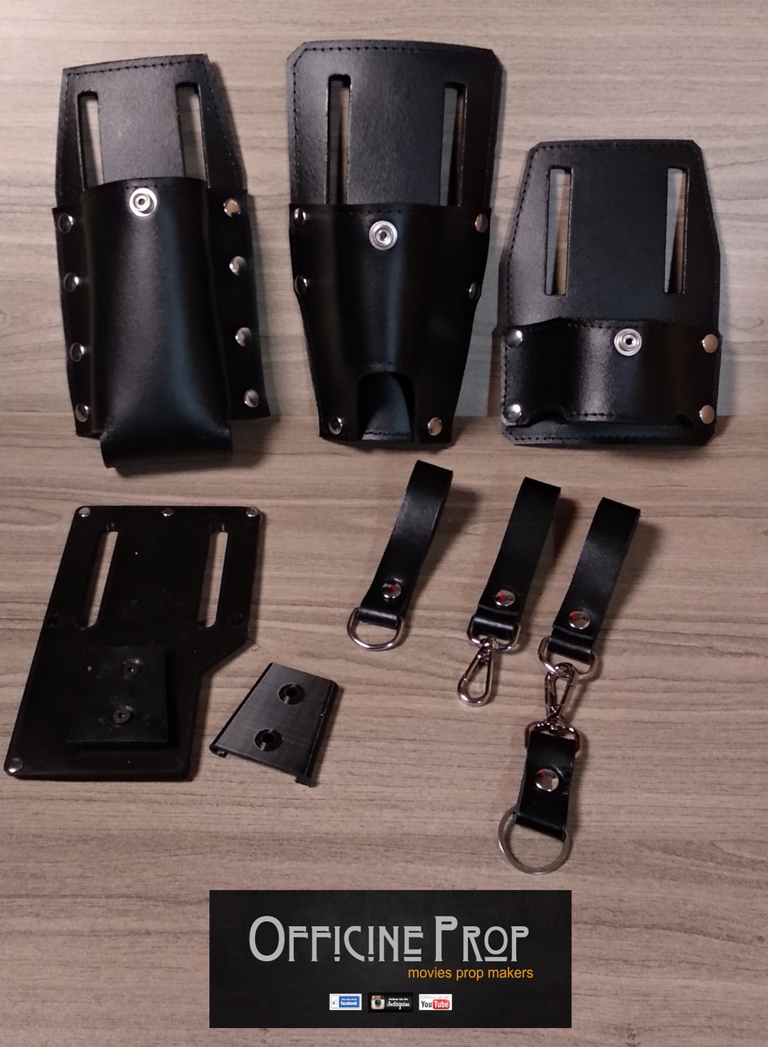 Ghostbusters Uniform Stock Leather PKE /gizmo/motorola /key Fobs Holder ...