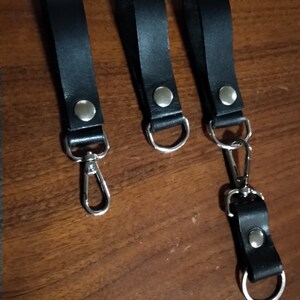 Ghostbusters Key Fobs Belt Black Leather Prop - Etsy