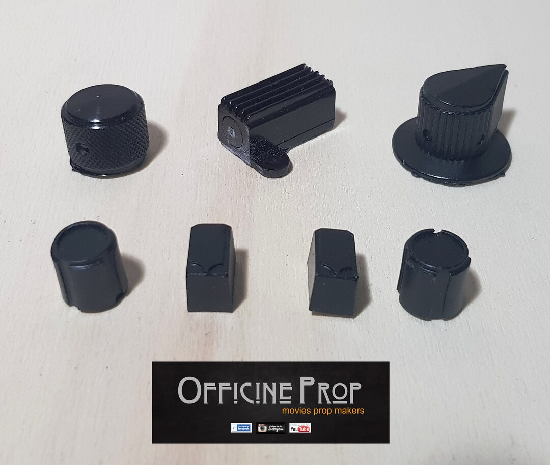 Ghostbusters Ghost Trap Knobs Set Black Resin Spirit Afterlife - Etsy