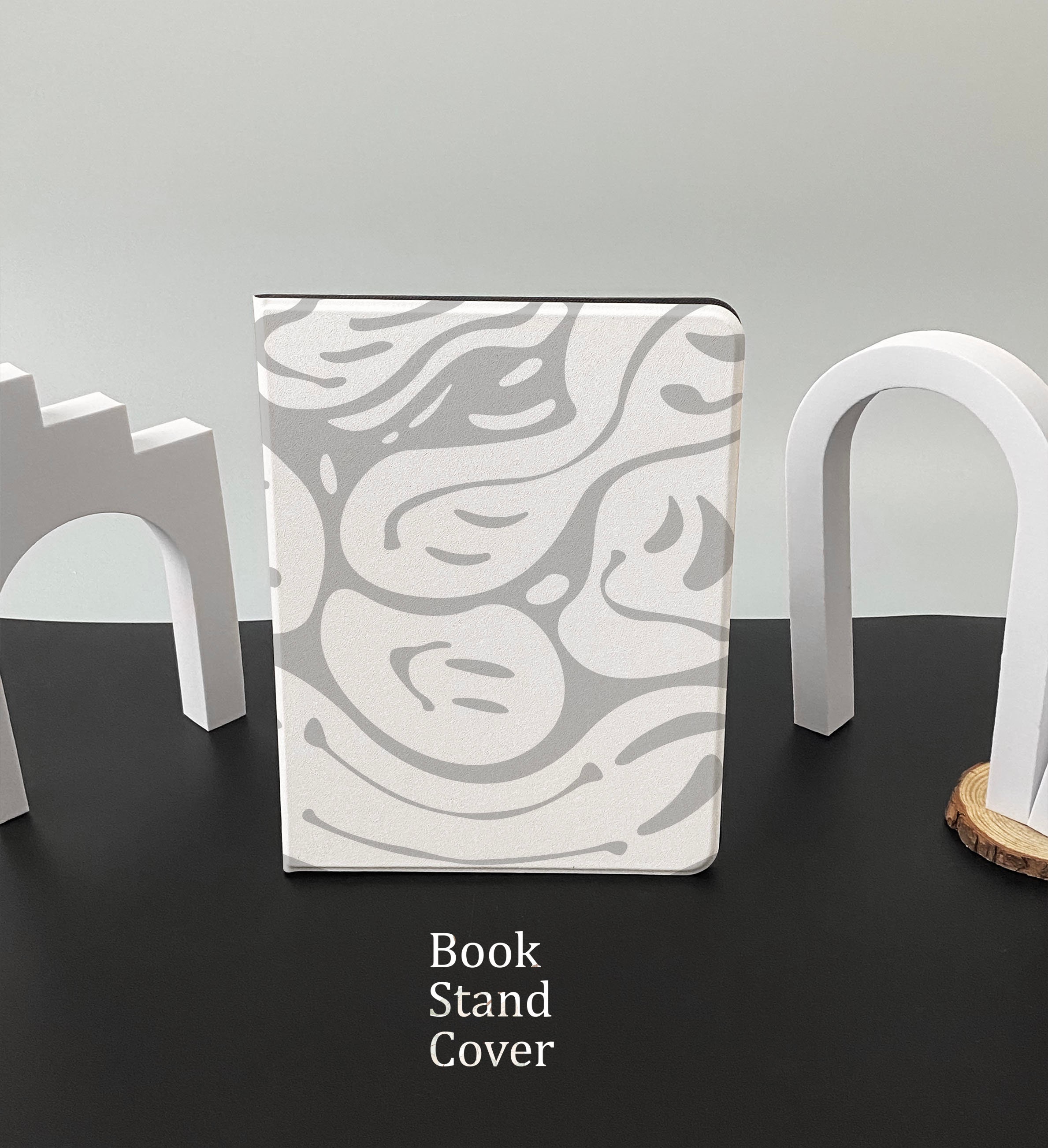 Gray Smileys Ipad Smart Case Build-in Apple Pencil Holder | Etsy