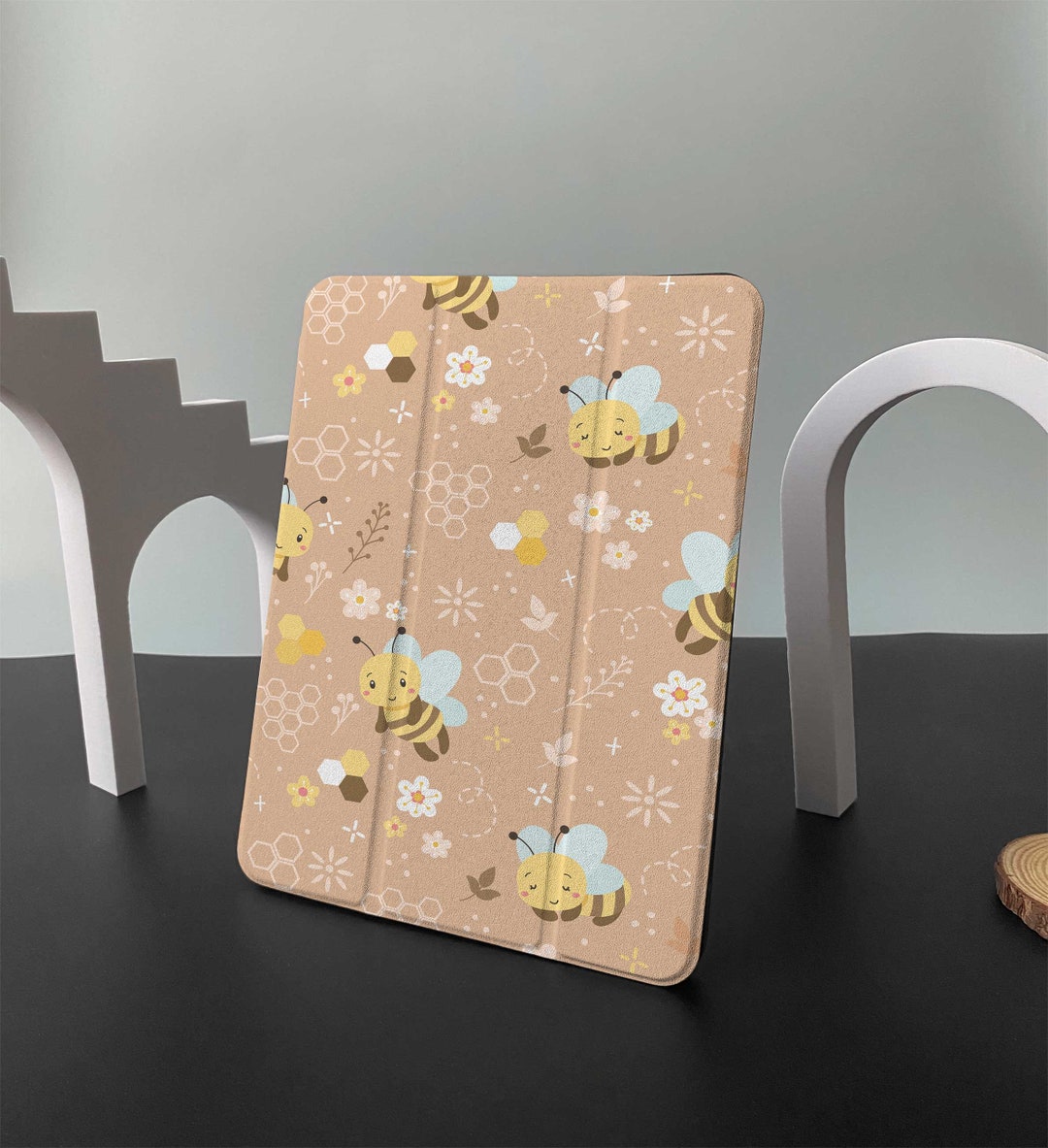 Life of a Bee Case Build-in Apple Pencil Holder Pencil Holder for iPad ...