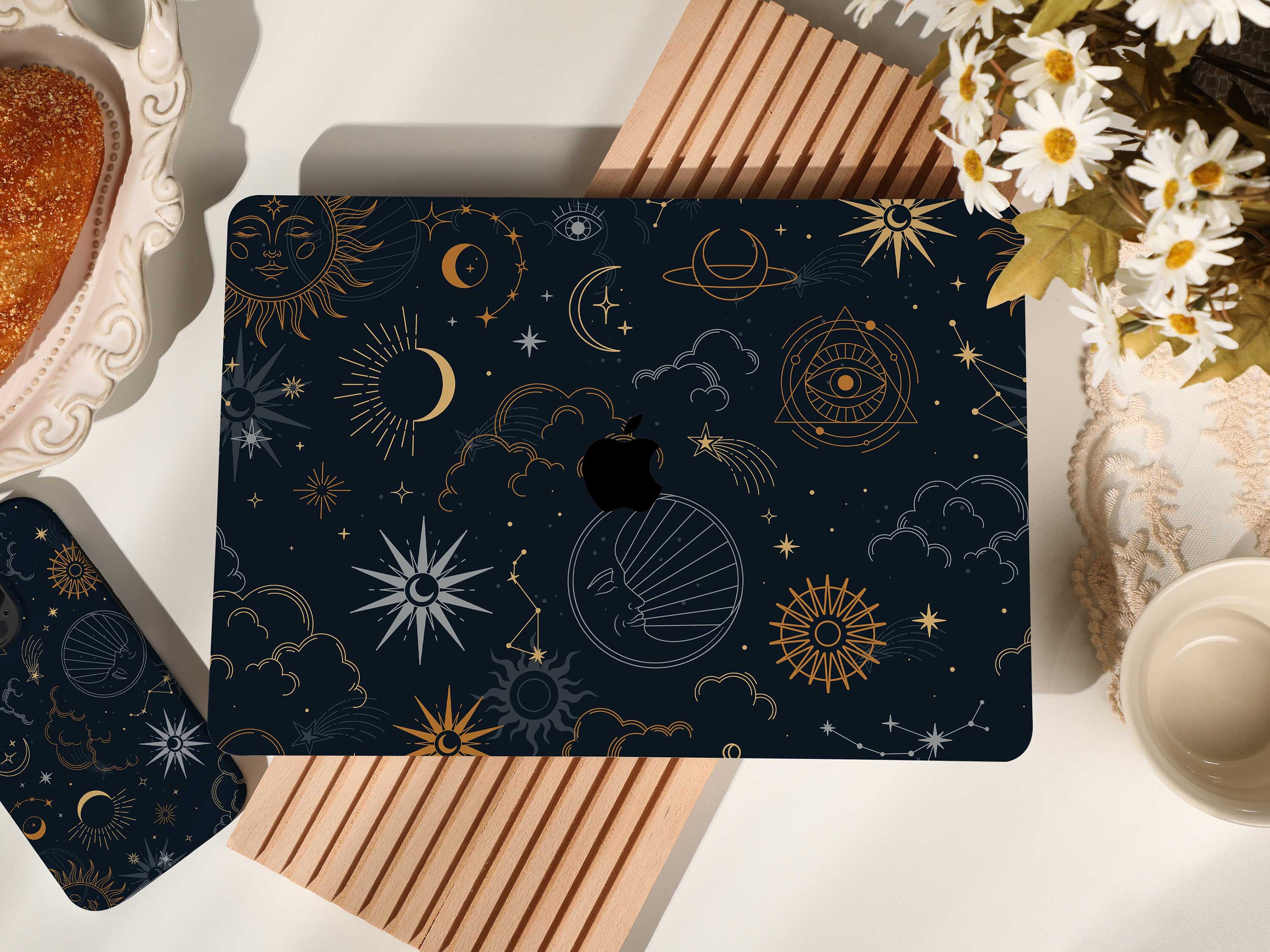 Solar System Space Hand Bird Hard Laptop Case Personalized - Etsy