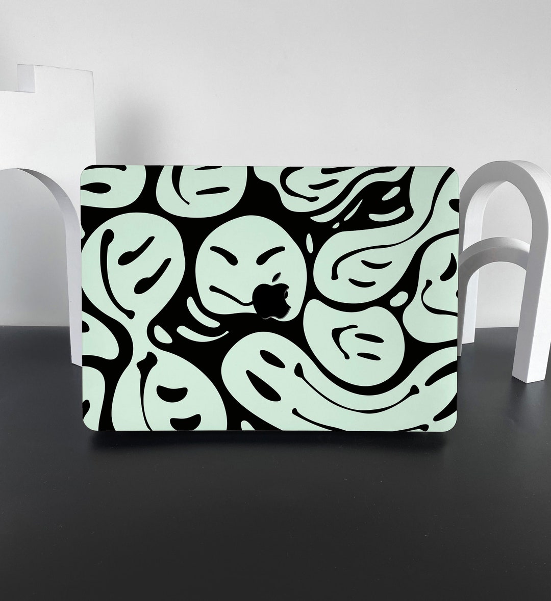 Hard MacBook Case Smiley Faces Custom Gift for PC Laptop Sleeve Lovers ...