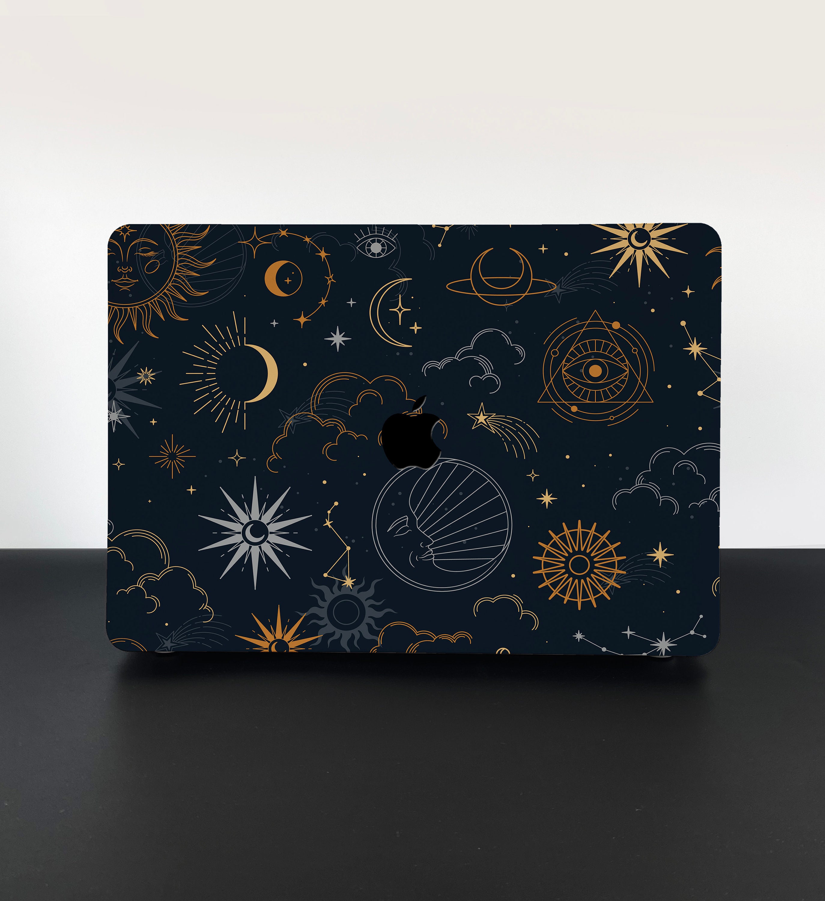 Solar System Space Hand Bird Hard Laptop Case Personalized | Etsy