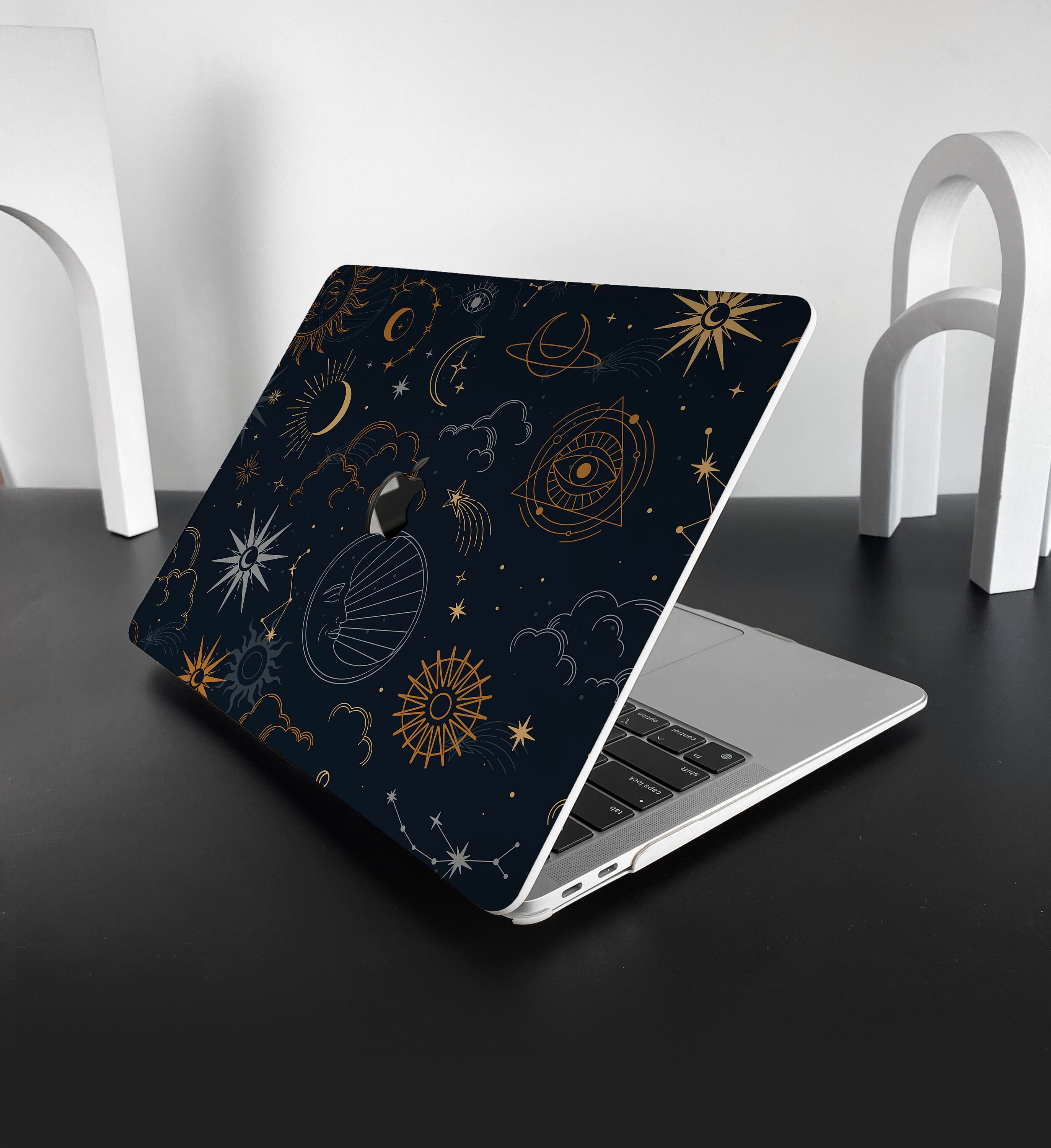 Solar System Space Hand Bird Hard Laptop Case Personalized | Etsy