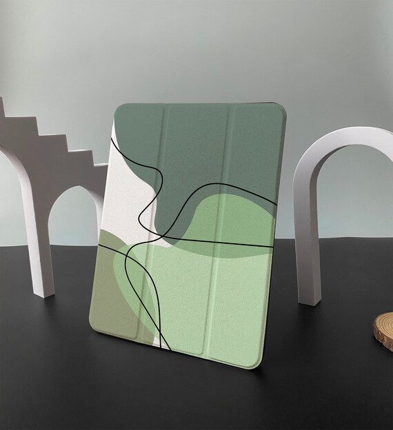 Interlaced Line Ipad Smart Case Build-in Apple Pencil Holder | Etsy