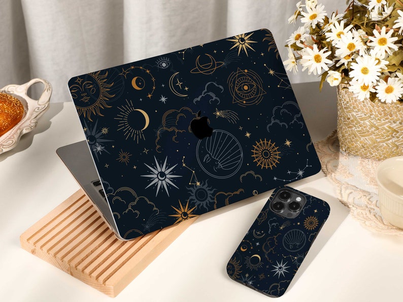 Solar System Space Hand Bird Hard Laptop Case Personalized - Etsy