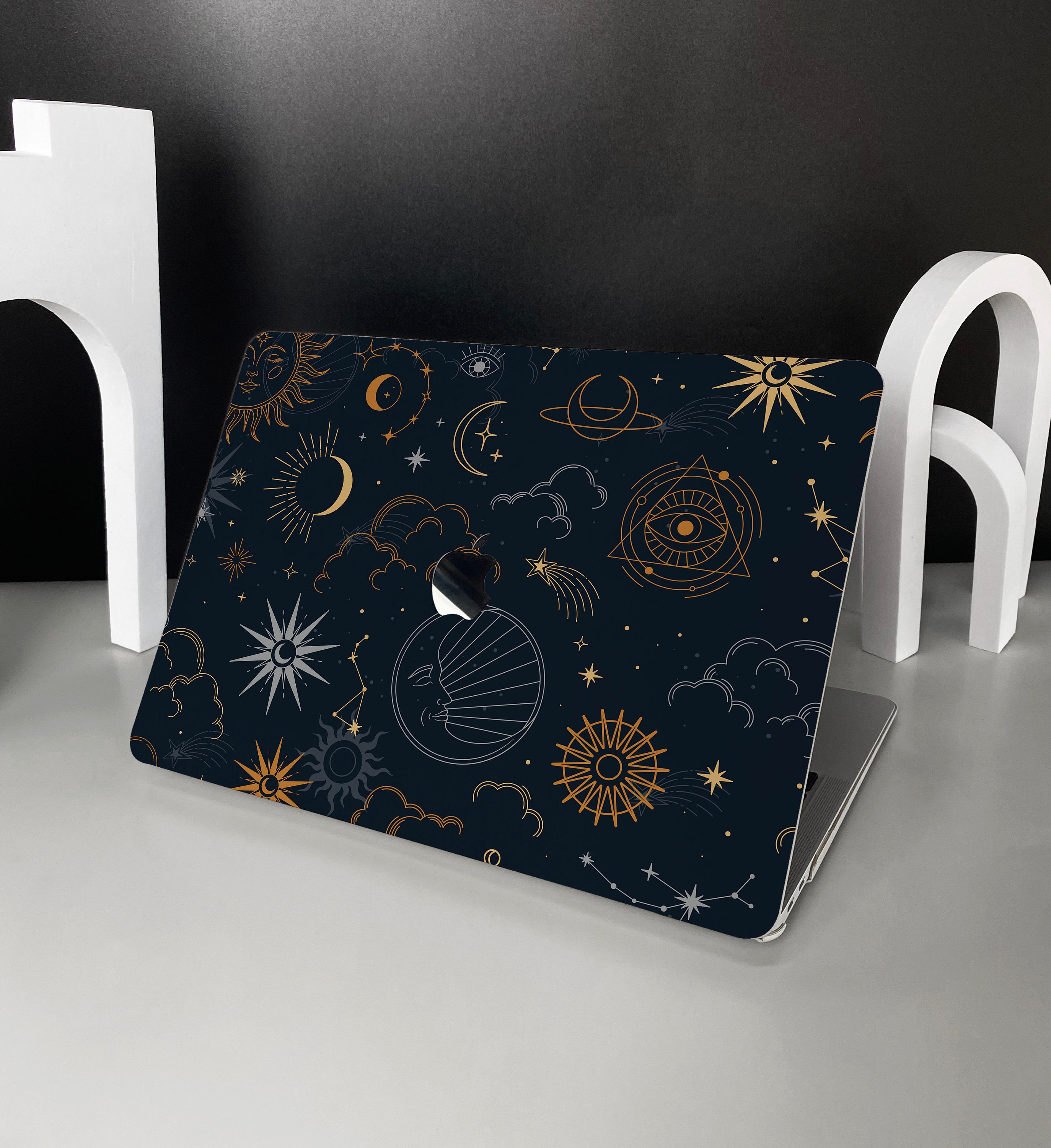 Solar System Space Hand Bird Hard Laptop Case Personalized | Etsy