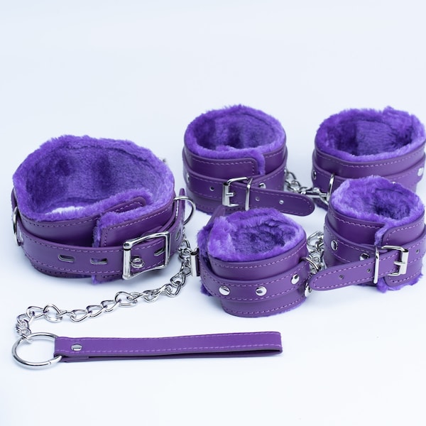 Fuzzy Handcuffs - Etsy