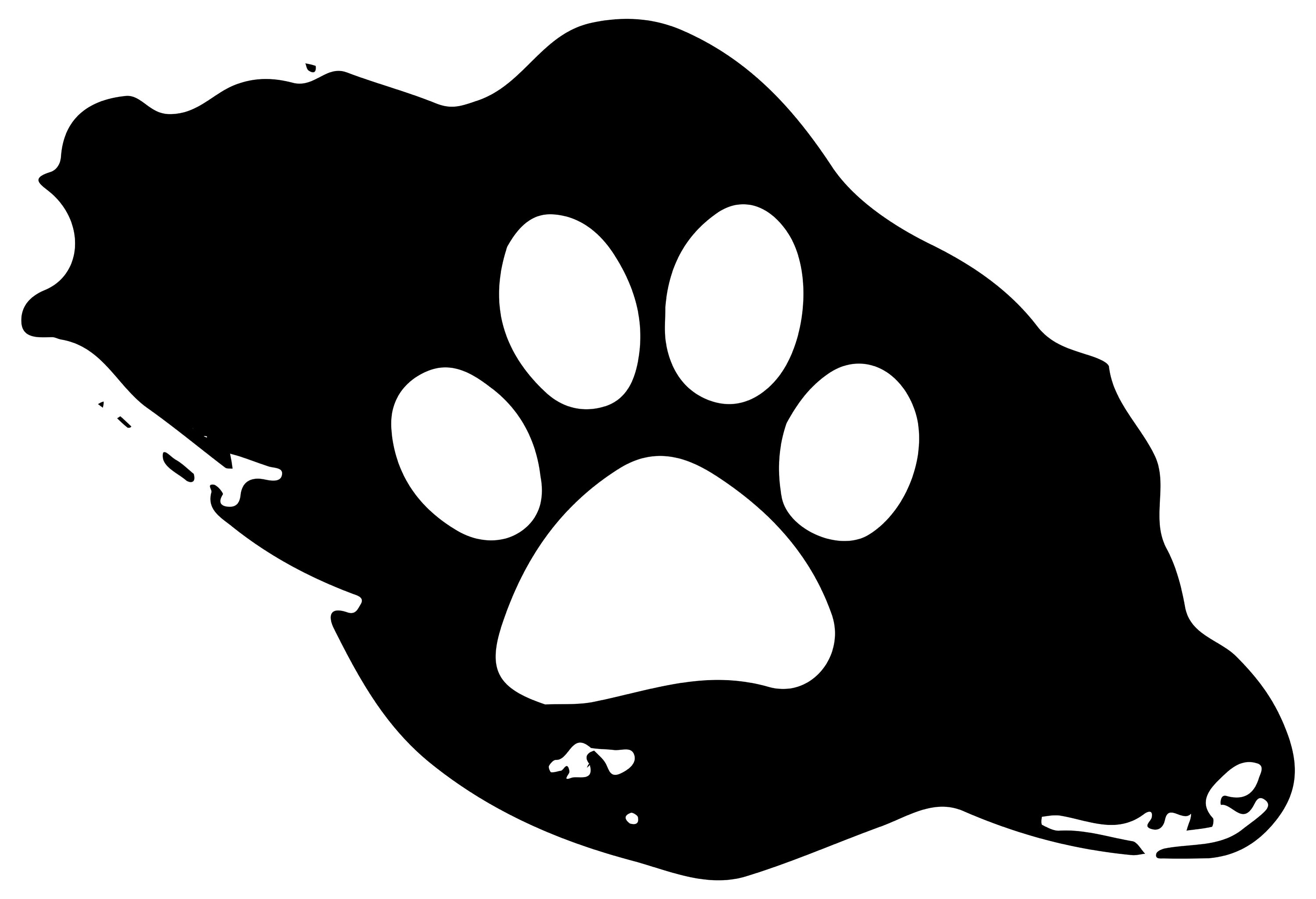 Cat Paw SVG | SVG and PNG Files for Cricut, Silhouette, and Cutting ...
