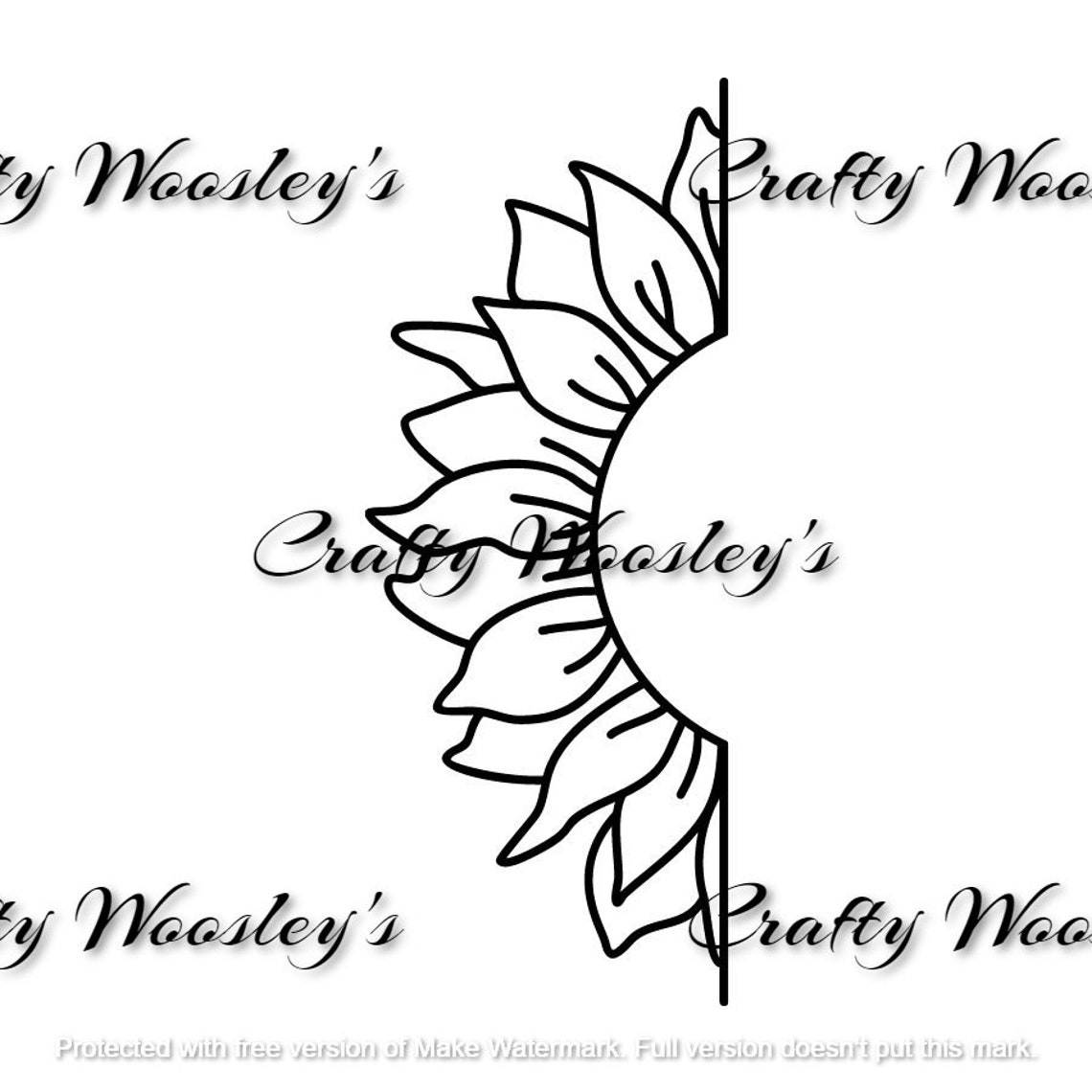 Sunflower Bundle Svg Digital Cut Files - Etsy