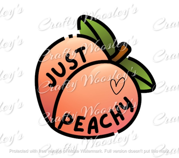 Just Peachy Png Digital File - Etsy