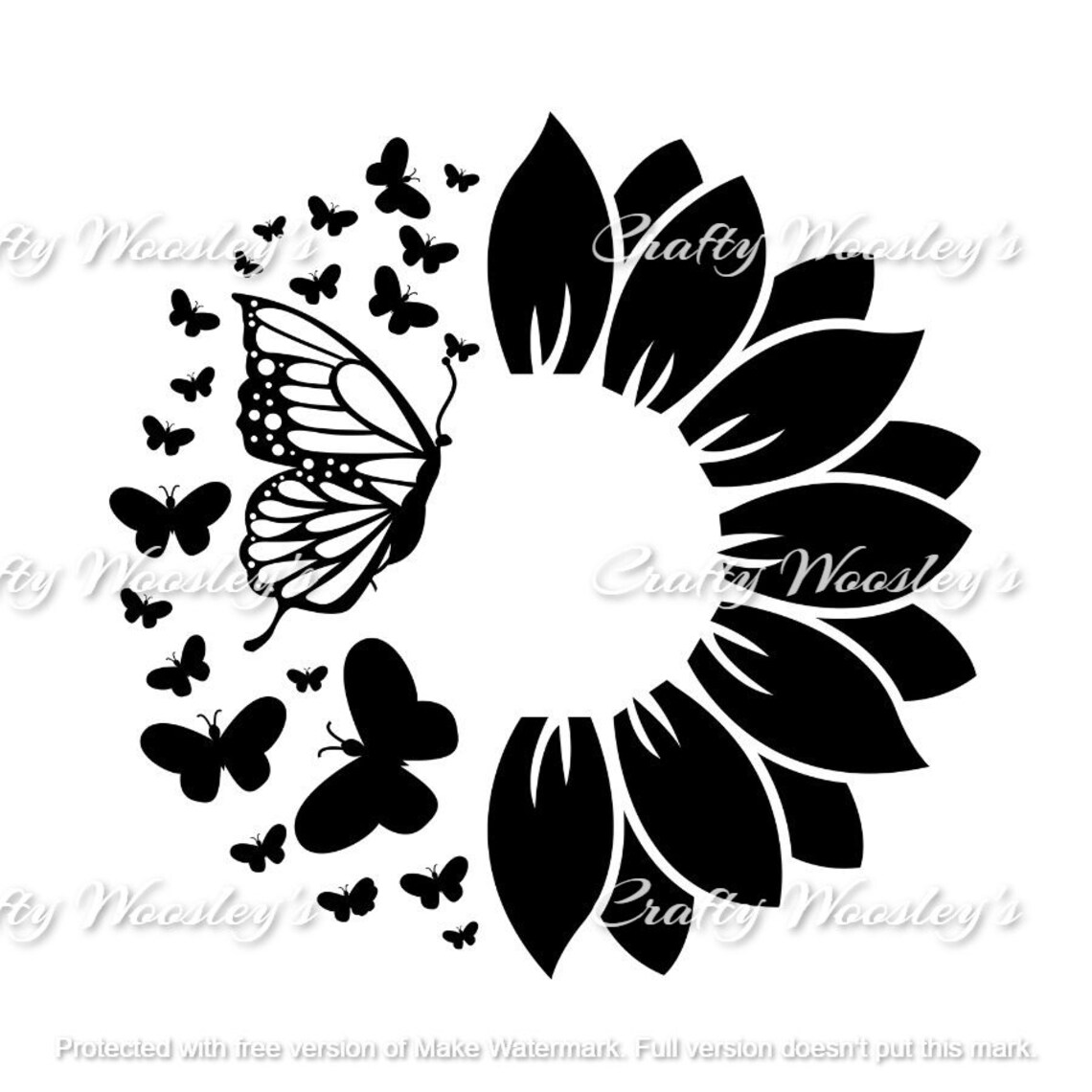 Sunflower Bundle Svg Digital Cut Files - Etsy