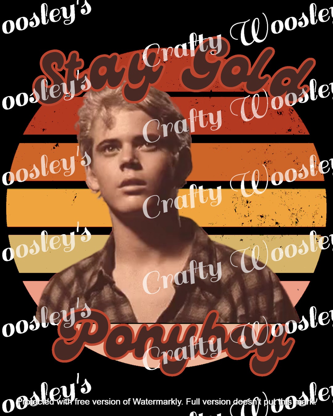 The Outsiders Stay Gold Ponyboy Png Digital File - Etsy