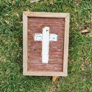 Handcrafted Inlay Wooden Rustic Cross Decor - Etsy